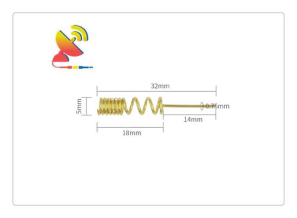 900/1800 MHz GSM GPRS Copper Spring Antenna – C&T RF Antennas Manufacturer